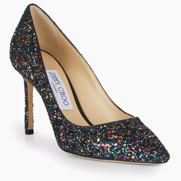 Jimmy Choo | Shoes | New Jimmy Choo Romy Glitter Pumps In Size 39 | Poshmark
